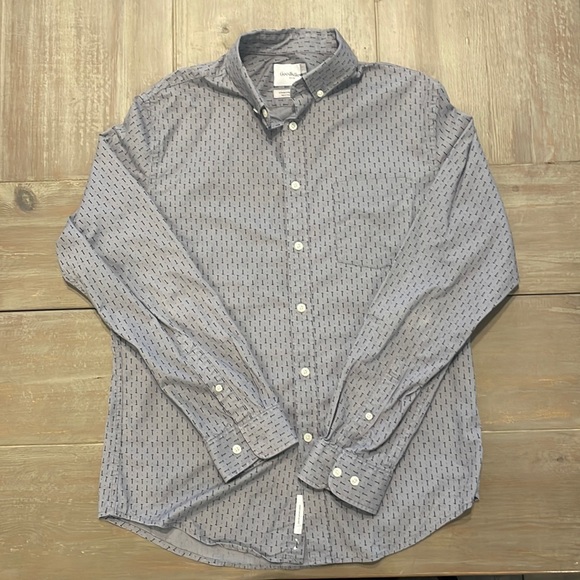 Goodfellow & Co | Shirts | Goodfellow Co Standard Hammer Print Button ...